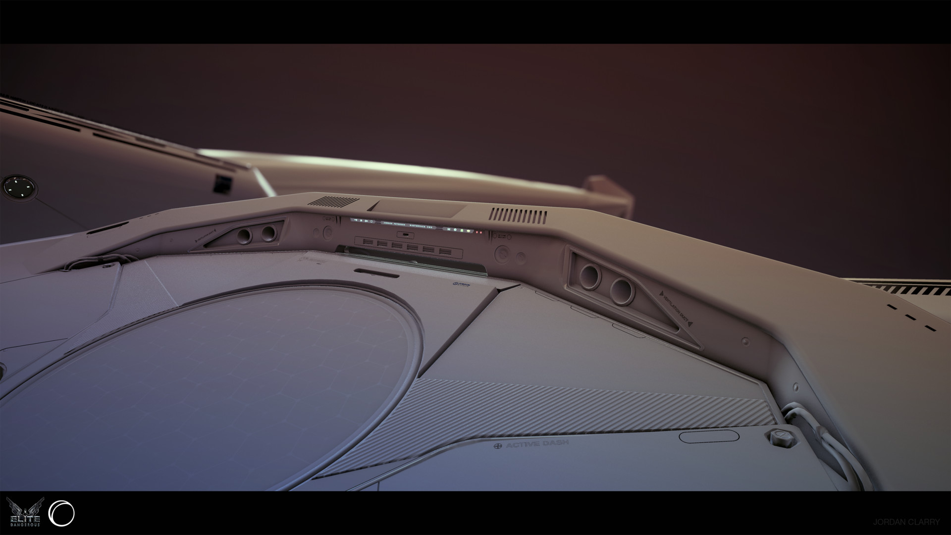 Jordan Clarry additional work - Mamba cockpit - Elite Dangerous