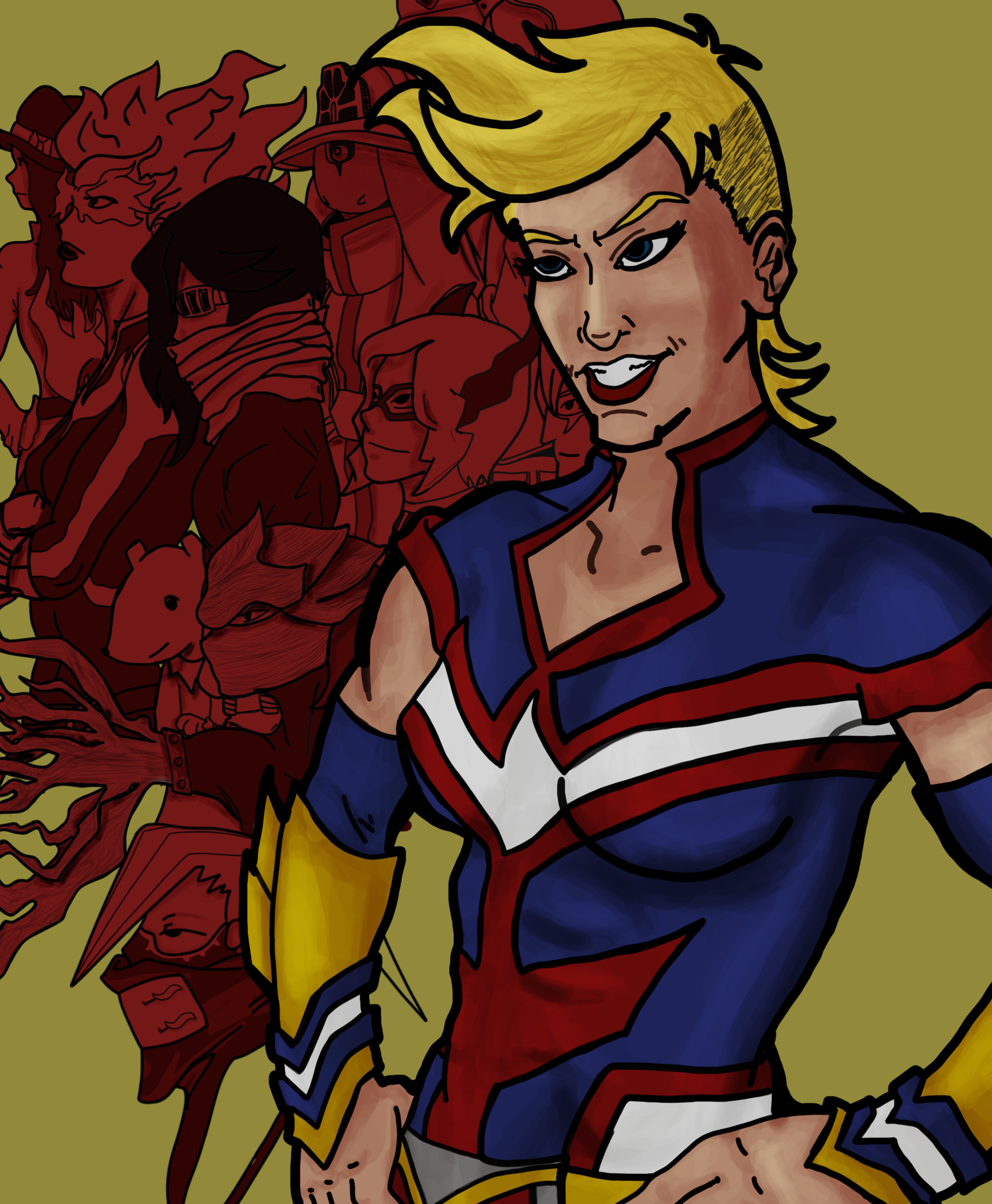 ArtStation - Female All Might - 1of 3