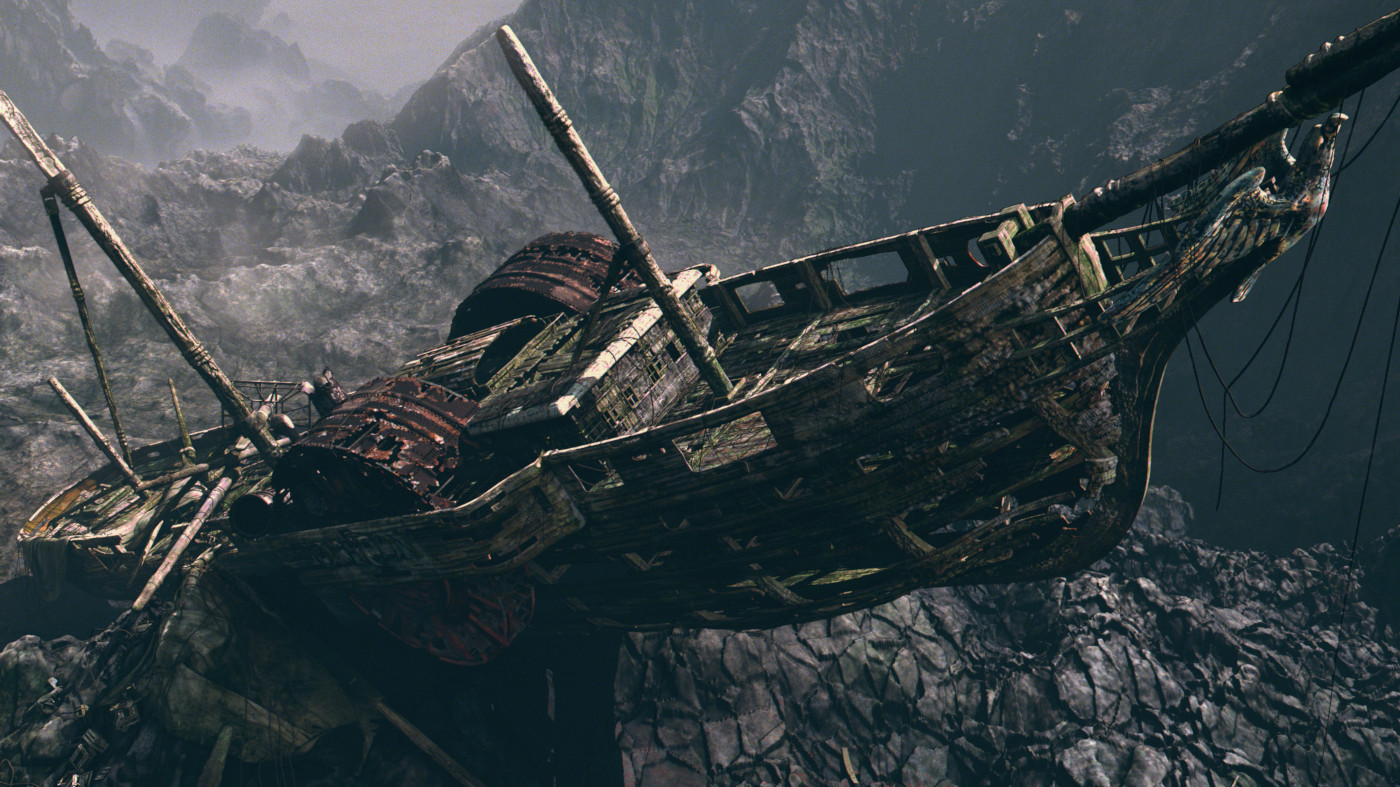 ArtStation - The steam frigate.