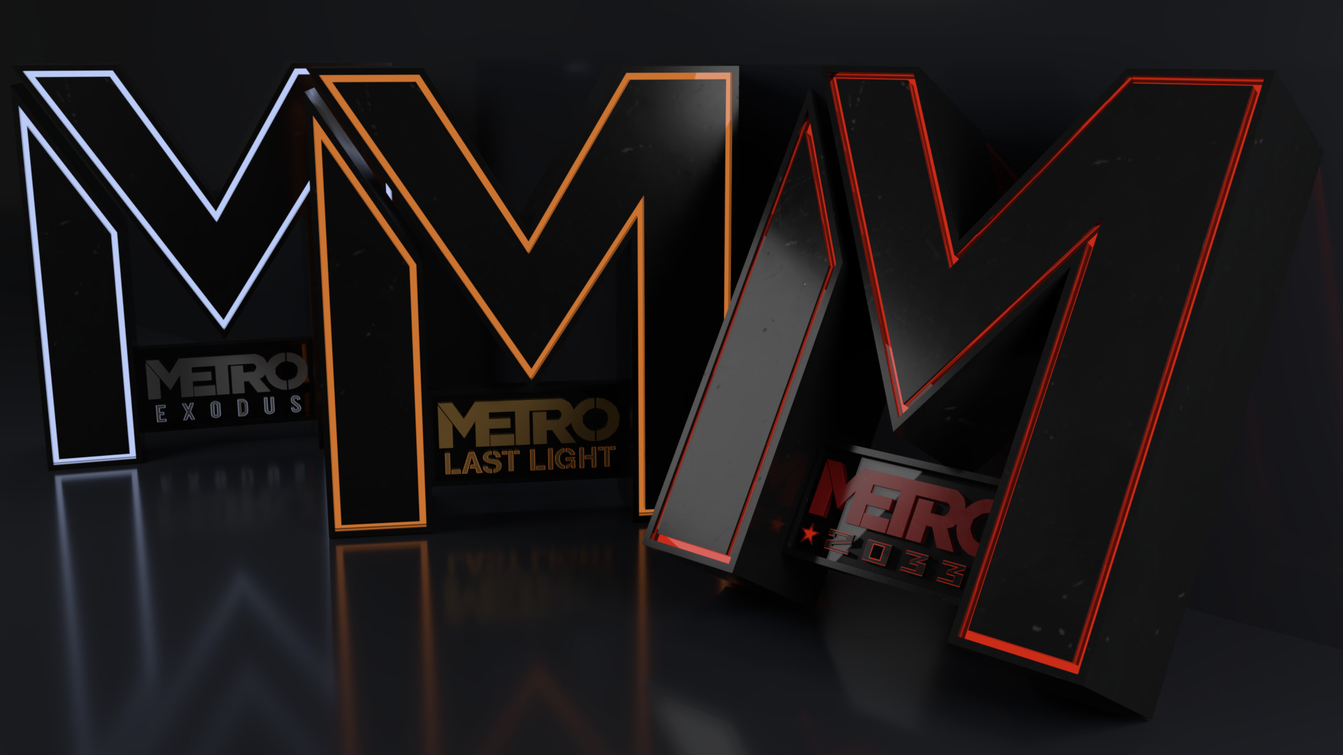 ArtStation - Metro Letter Design