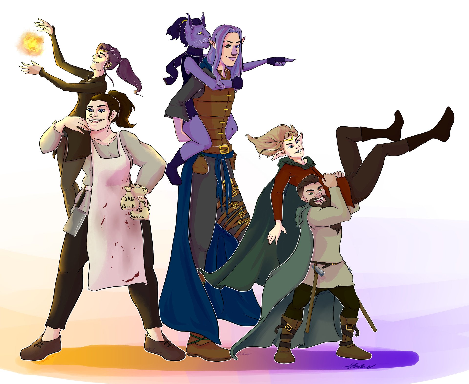 Ellen Archer - Dungeons and Dragons Characters: Christmas Present