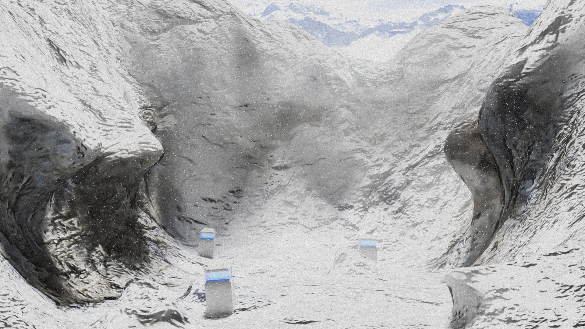 ArtStation - Snowy Cliff