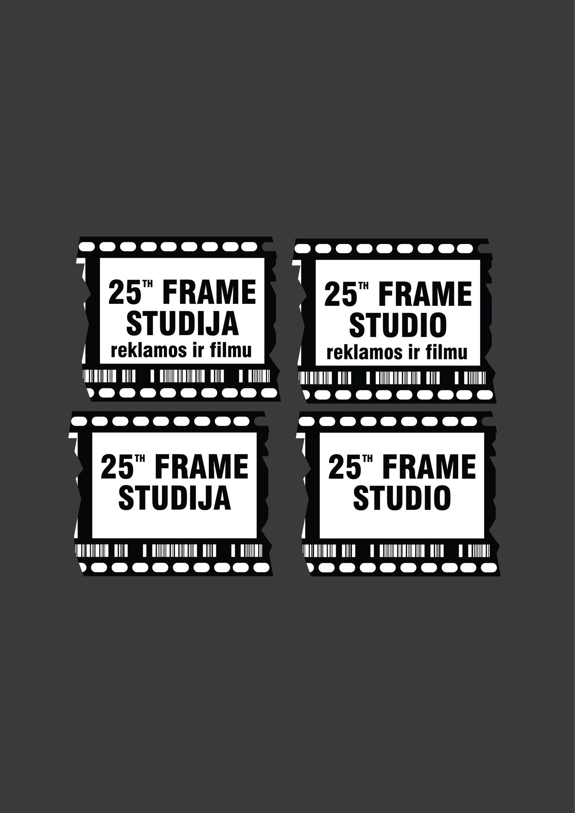 Laimis Šulinskas - 25TH FRAME STUDIO (Final version, logo and web concept)