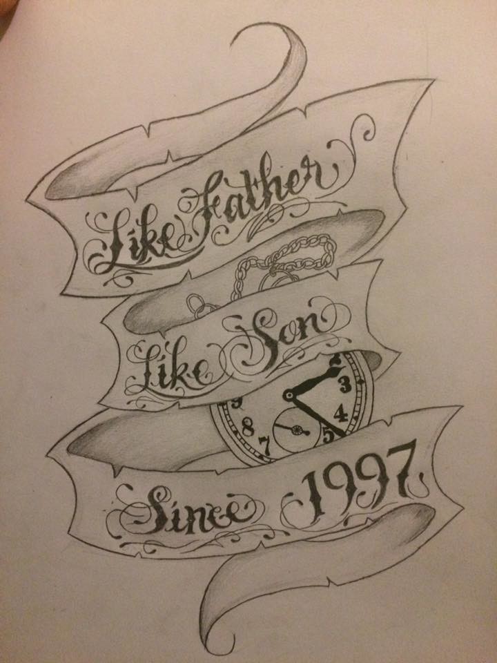 Like Father Like Son Tattoo