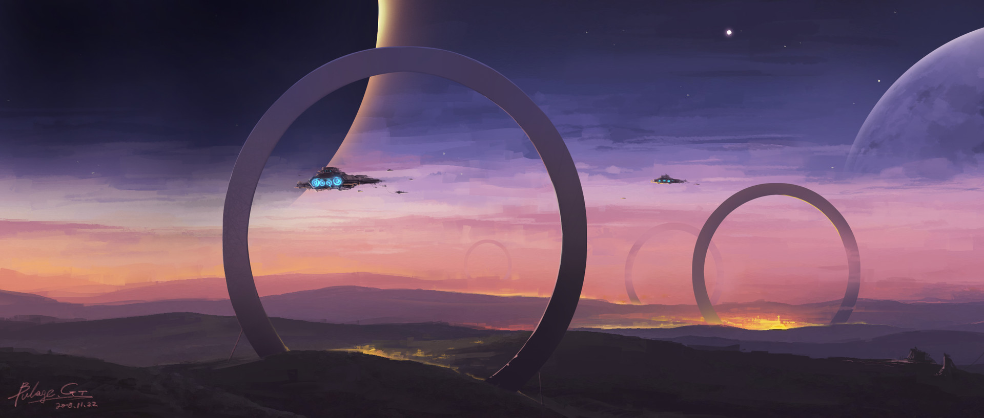 ArtStation - Interstellar civilization