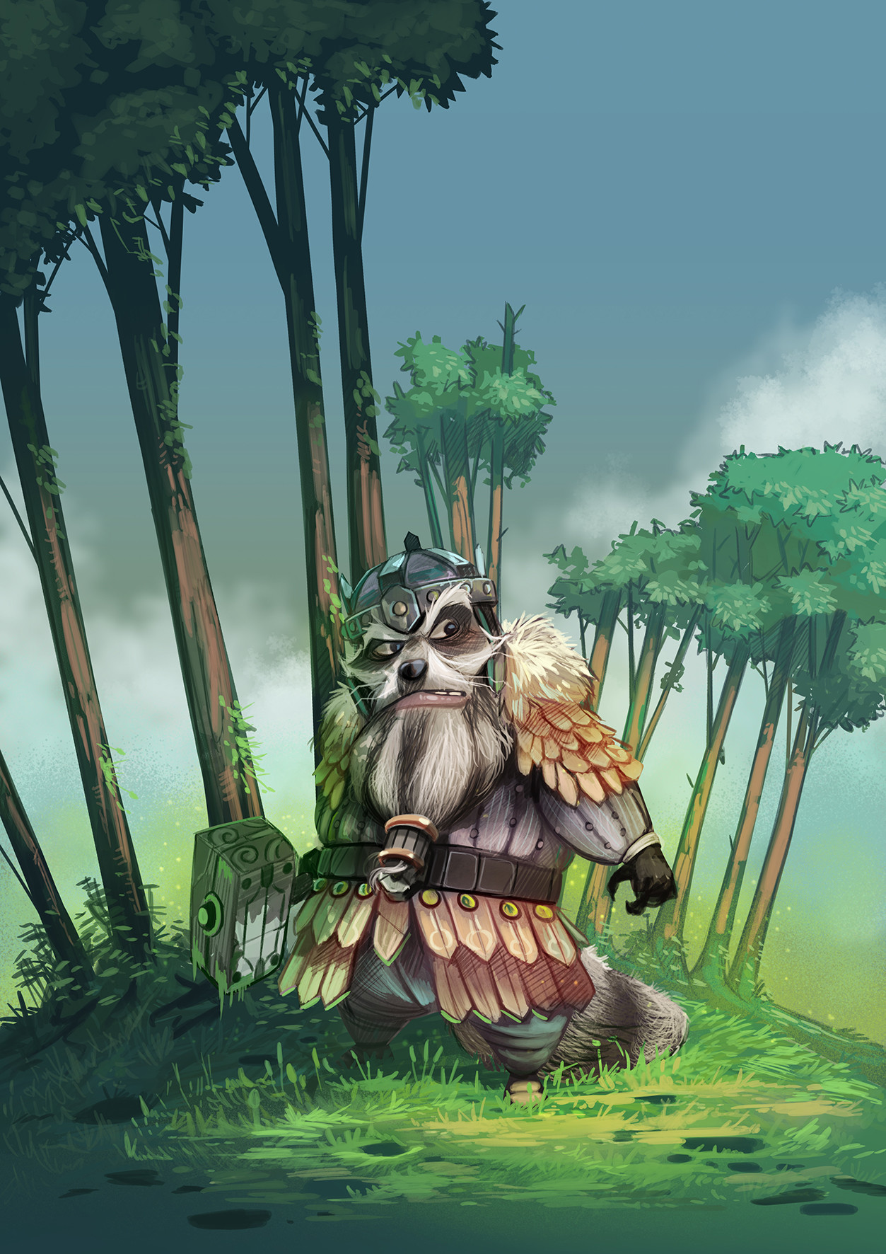 ArtStation - Dwarf-racoon