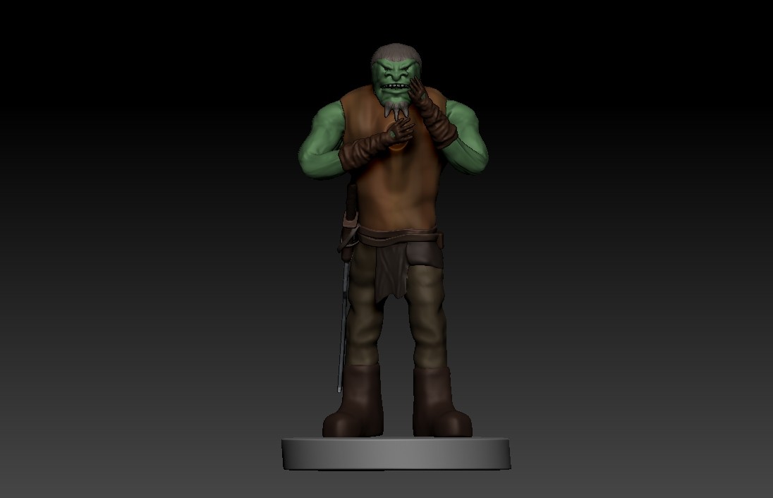 ArtStation - Skinny Orc