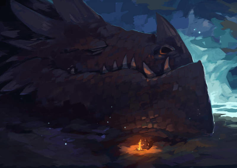 ArtStation - Sleeping Dragon