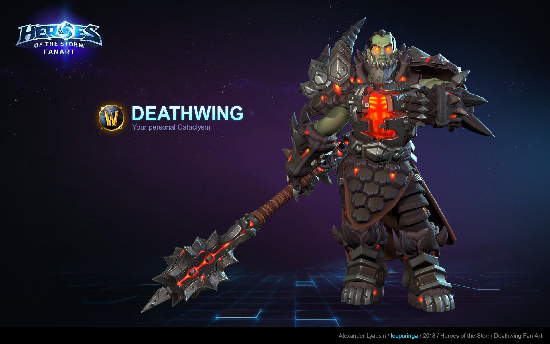 Deathwing Human Form Wallpaper