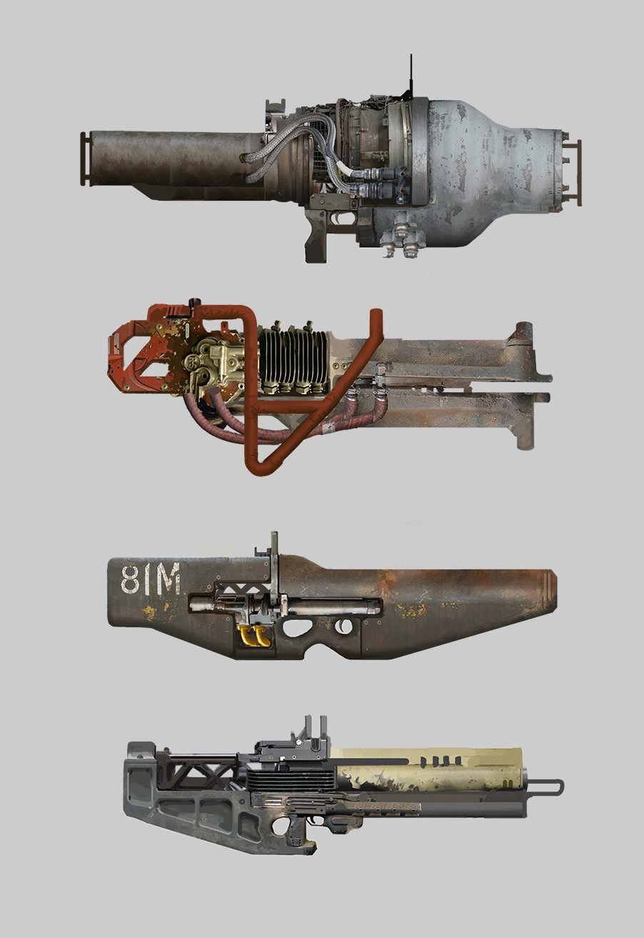 ArtStation - Dieselpunk guns