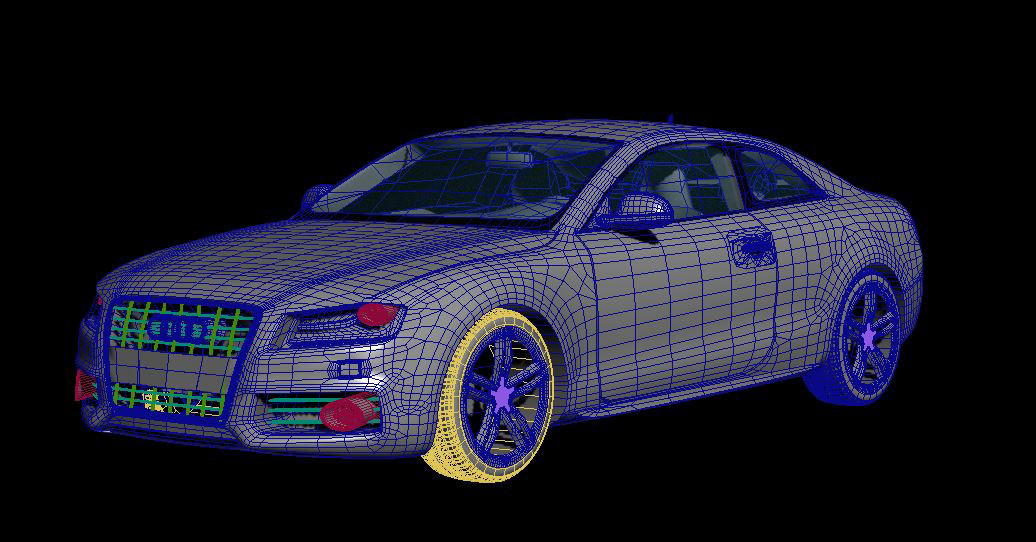 Priyanka S - High Poly Car Modeling