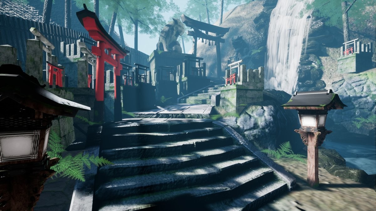 ArtStation - The approach to the shrine