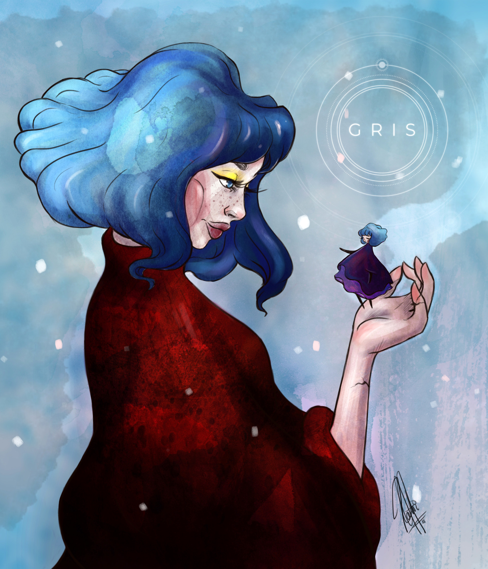 ArtStation - Gris Game poster