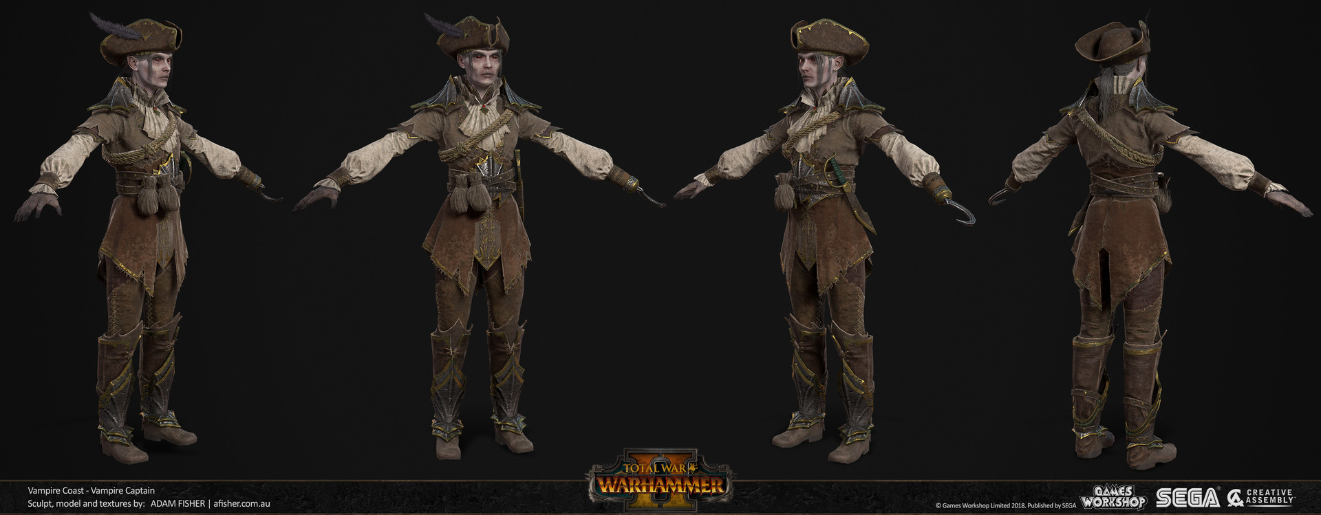 Creative Assembly - Vampire Coast Vampire Captain