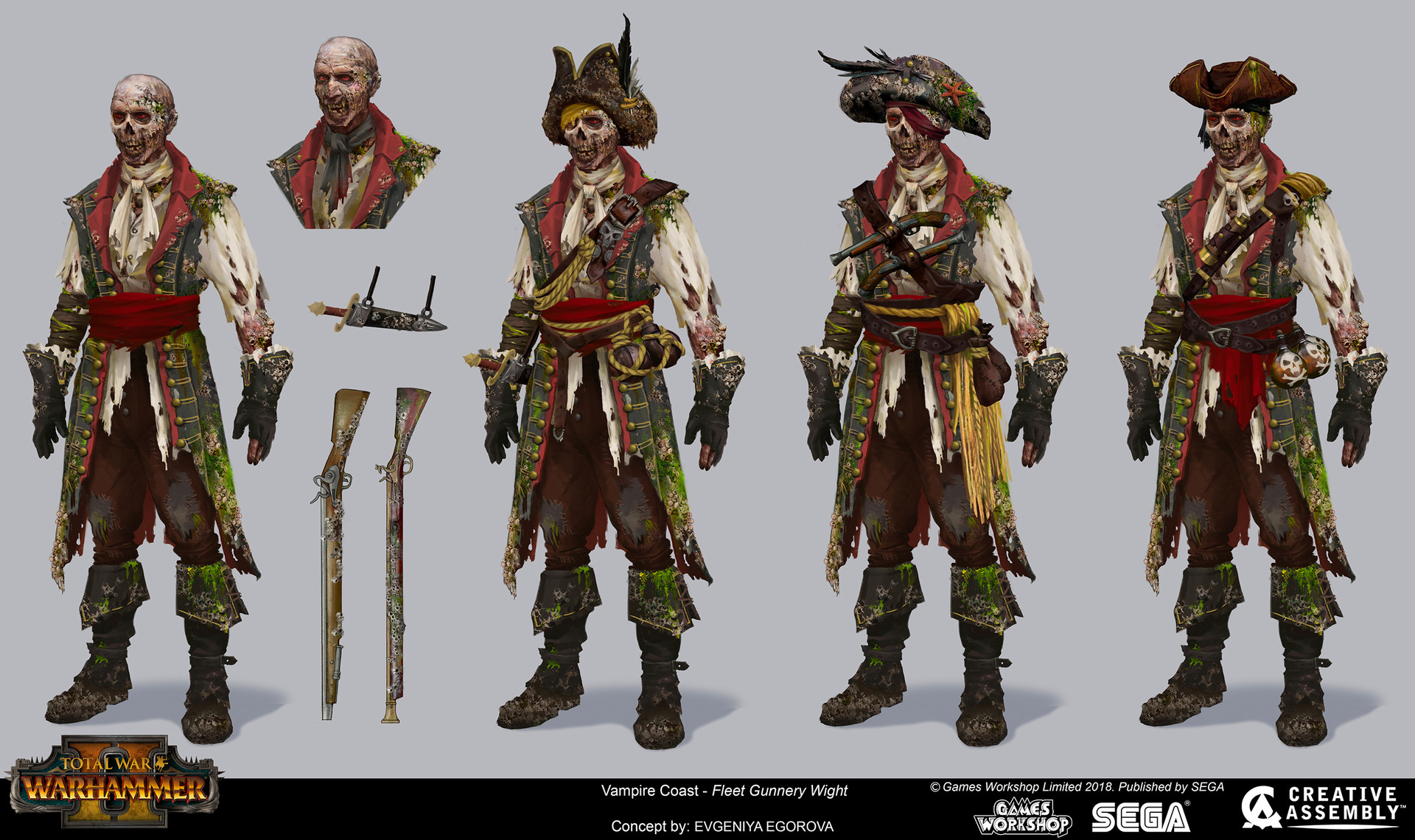 ArtStation - Vampire Coast Fleet Gunnery Wight