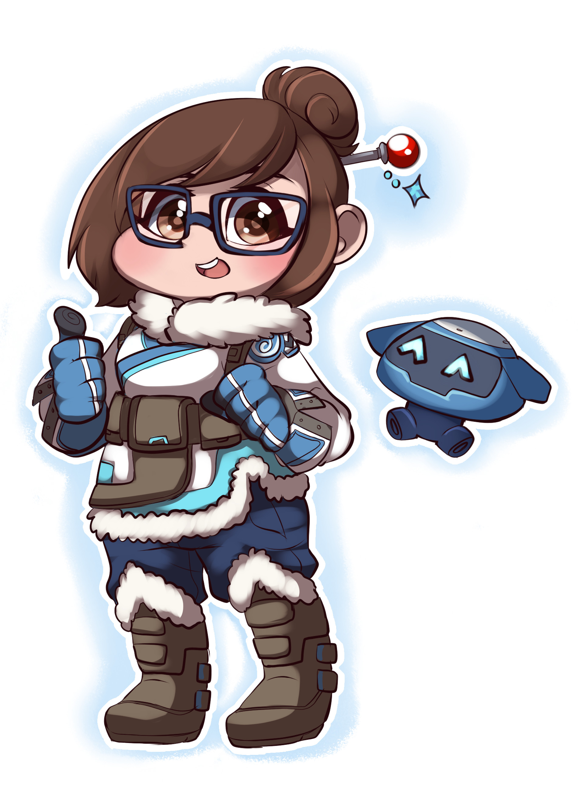 how to draw chibi overwatch