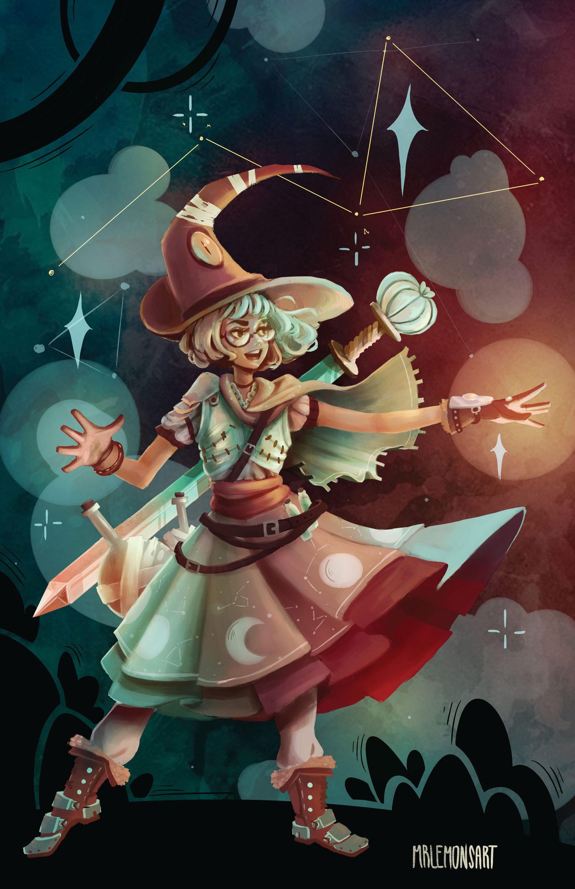 ArtStation - astral witch