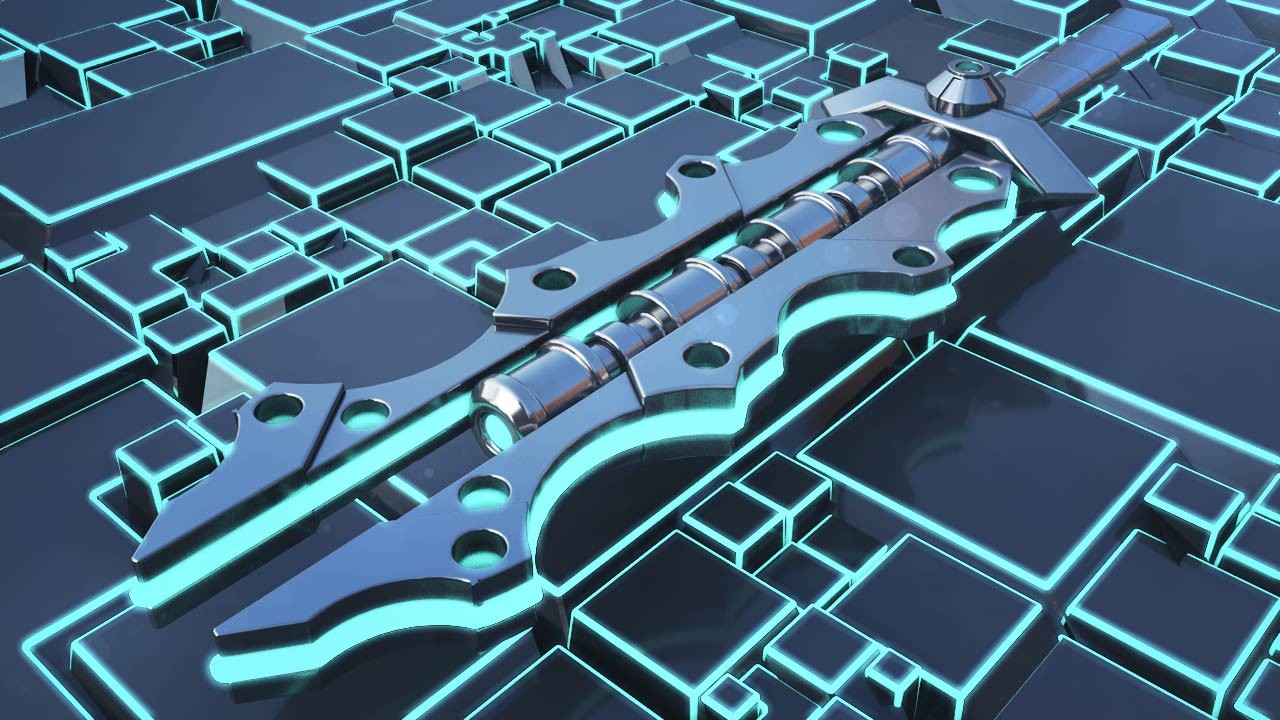 ArtStation - Cyber Fantasy Sword 6