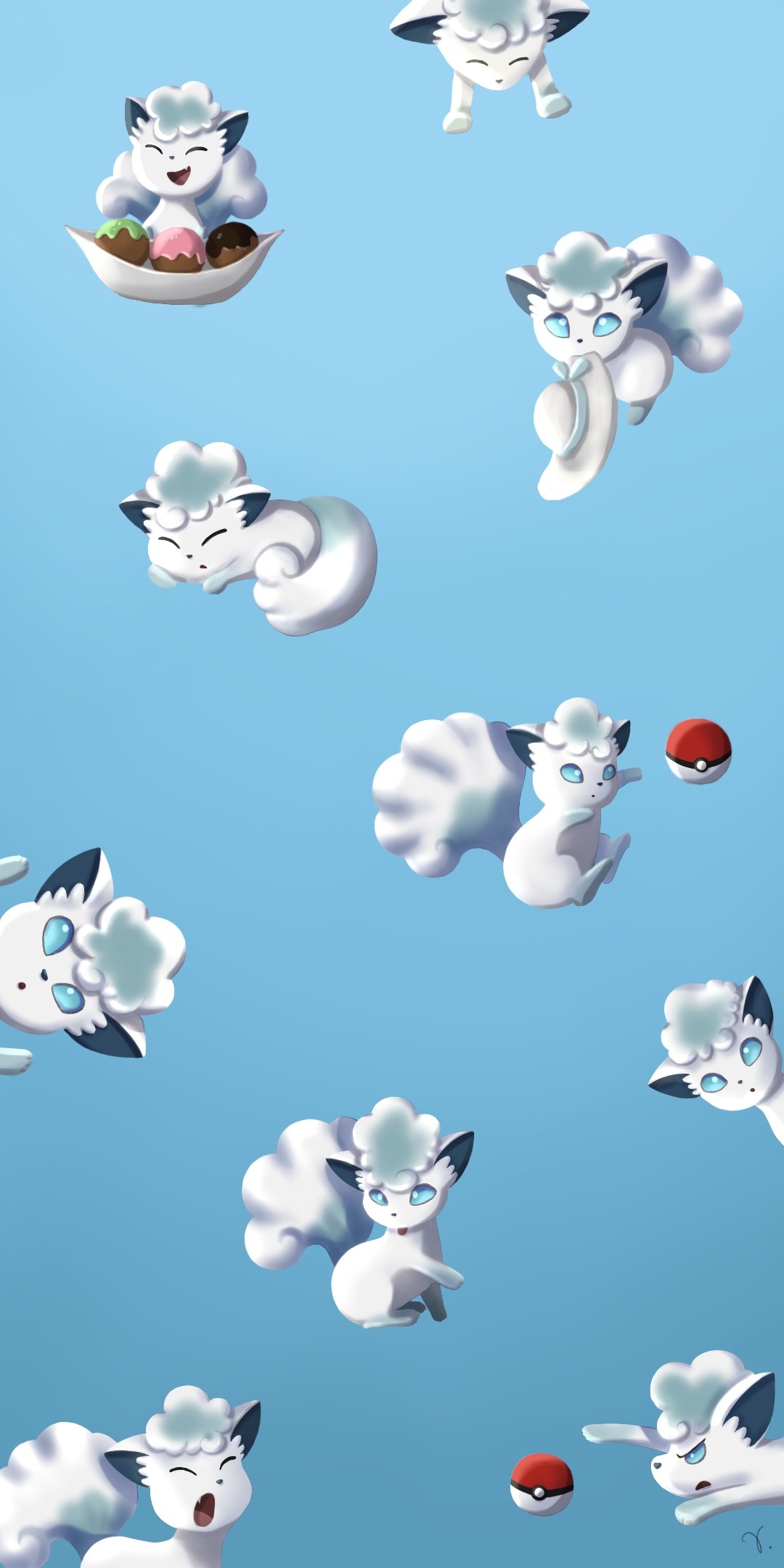vulpix iphone wallpaper