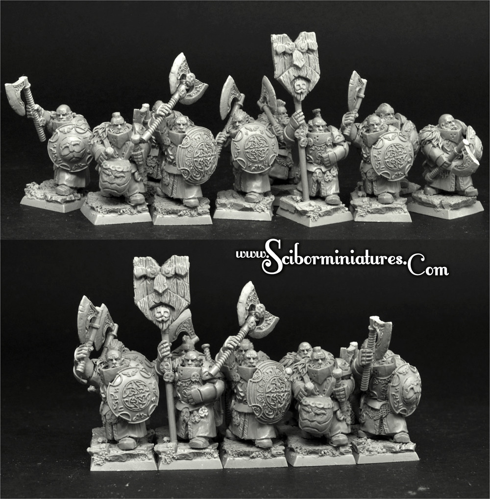 ArtStation - Dwarves miniatures