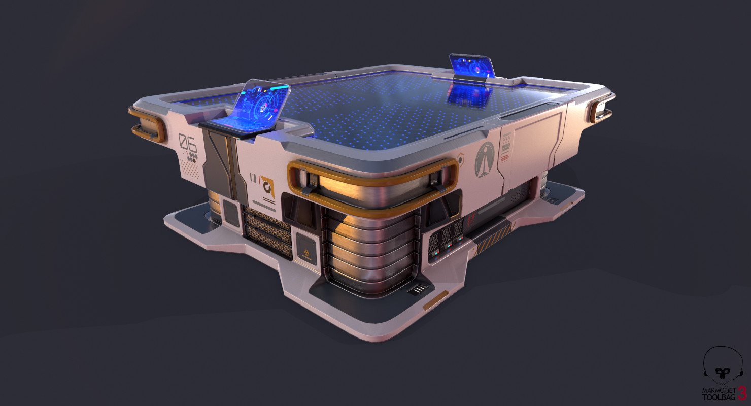 ArtStation - Sci-fi tactical table