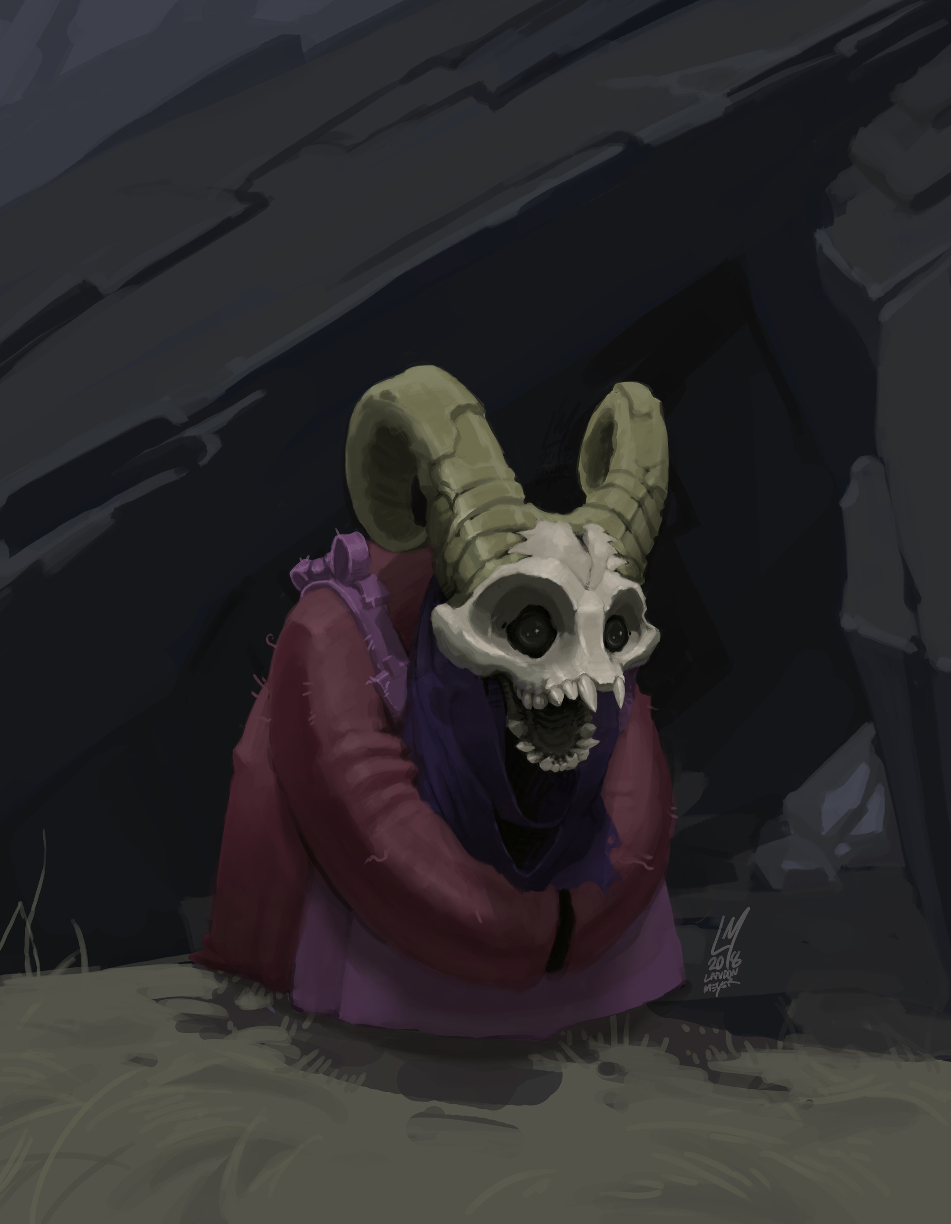 ArtStation - Monster under the mask