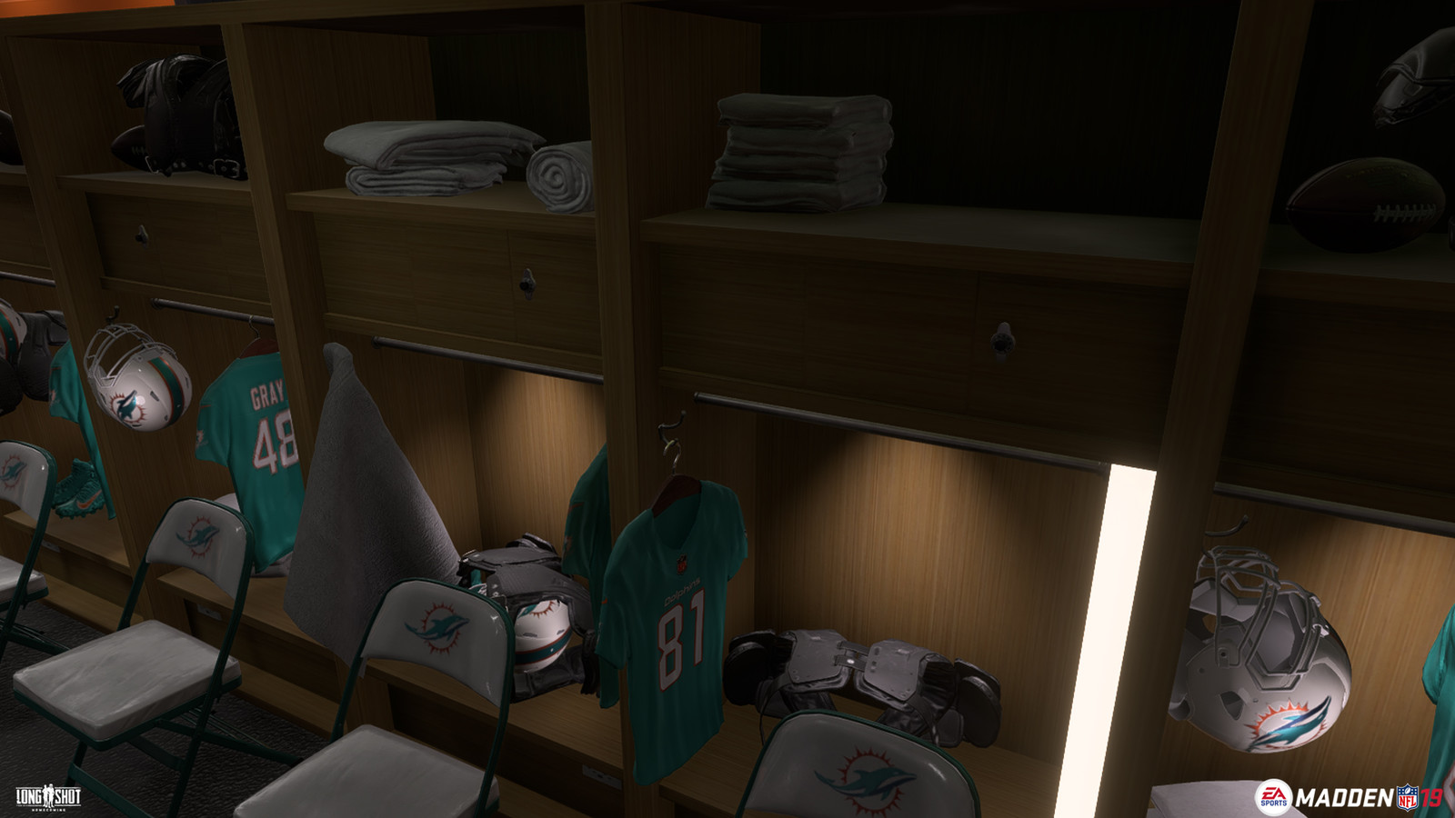 Connor Hollis - Cowboys/Dolphins/Texans Locker Room (Madden 19)