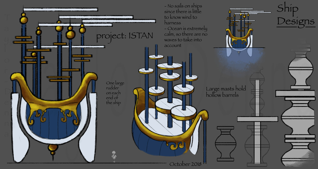 ArtStation - Ship Design - ISTAN