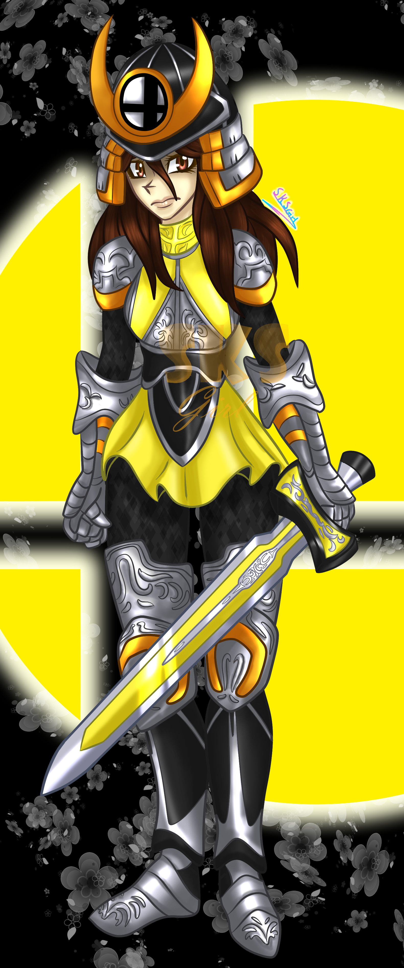 ArtStation - Samurai Knight (Super Smash bros Mii)