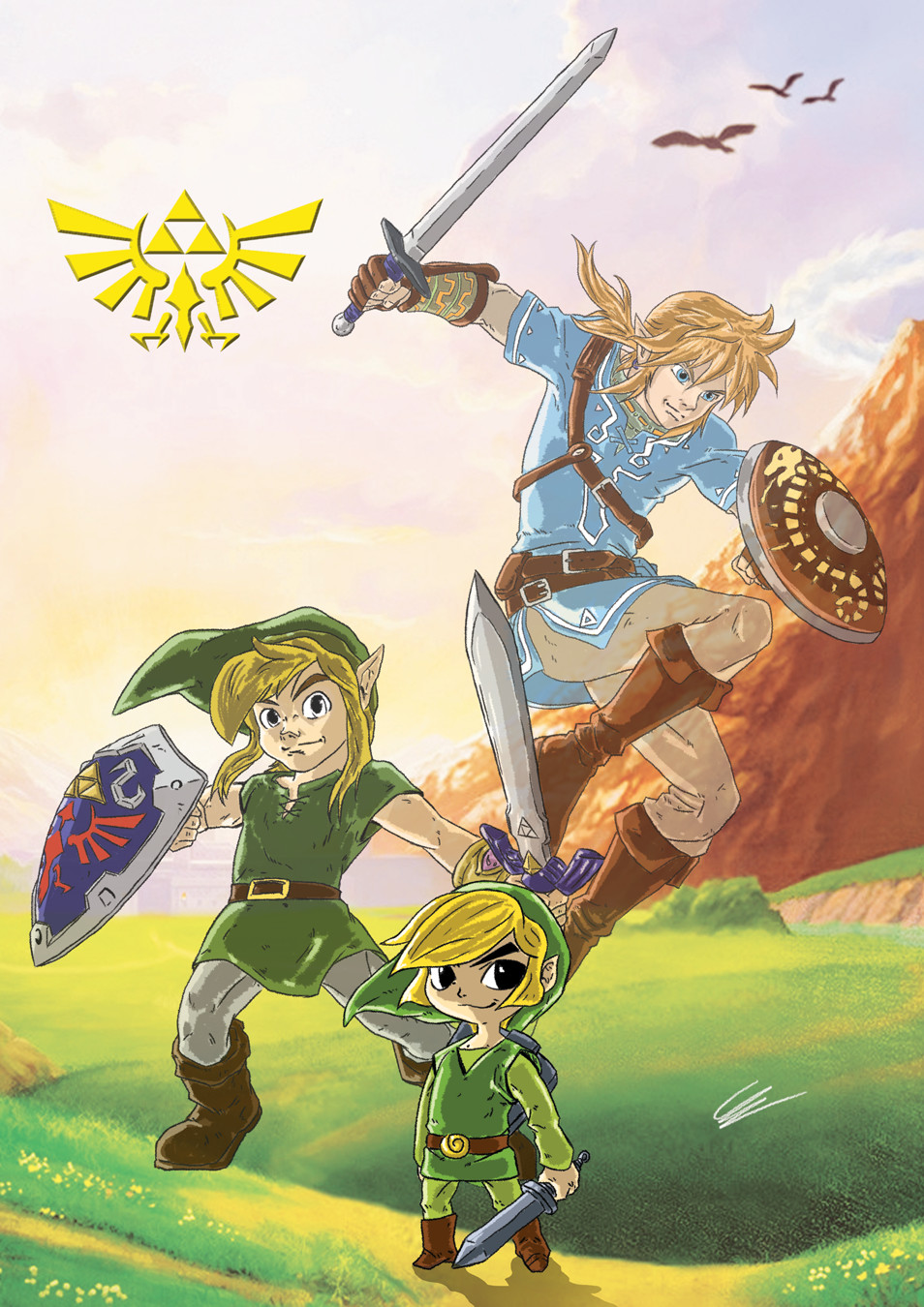 ArtStation - Legend of Zelda Tribute Piece