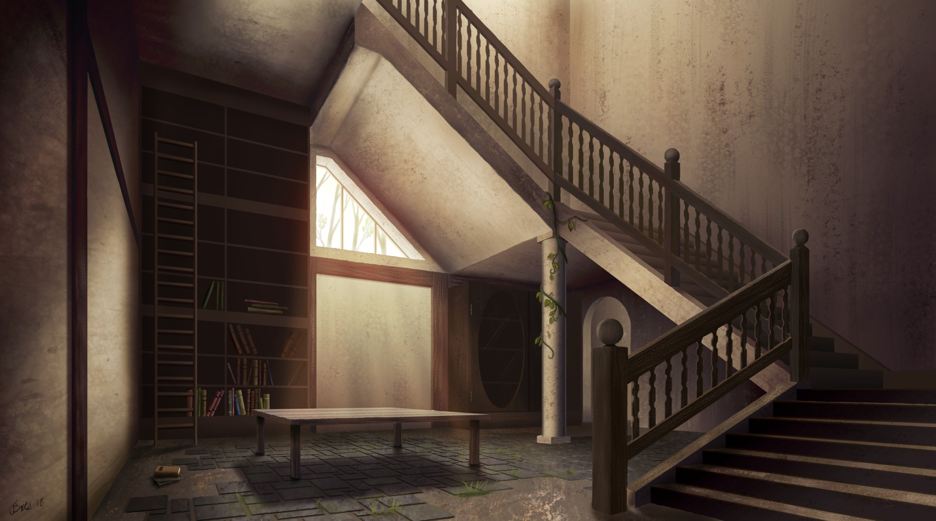 ArtStation - Abandoned Study