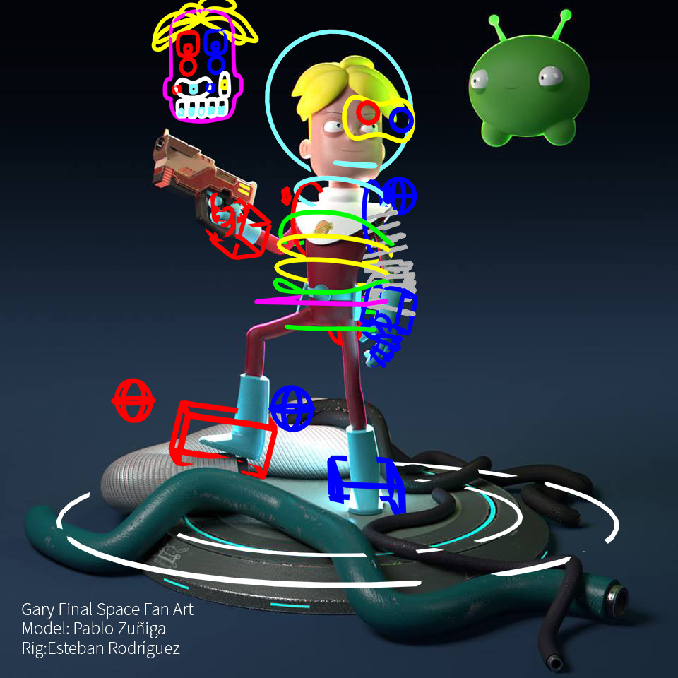 ArtStation - Fan rig of Gary!!!