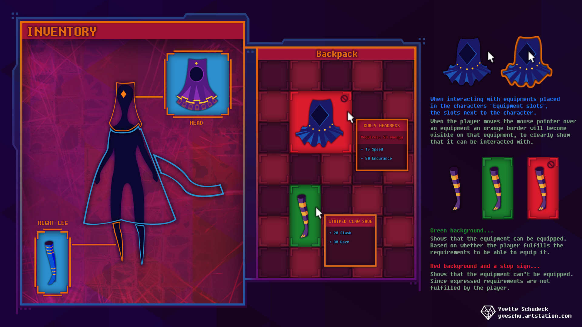 ArtStation - Colorful inventory