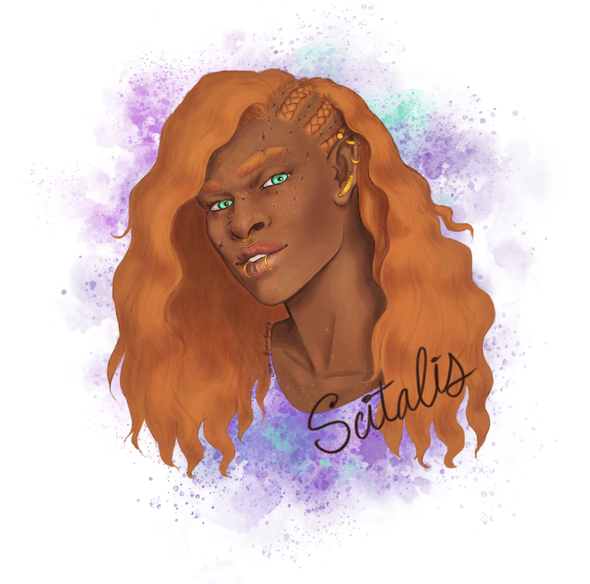 ArtStation - Scitalis Portrait (Pathfinder)