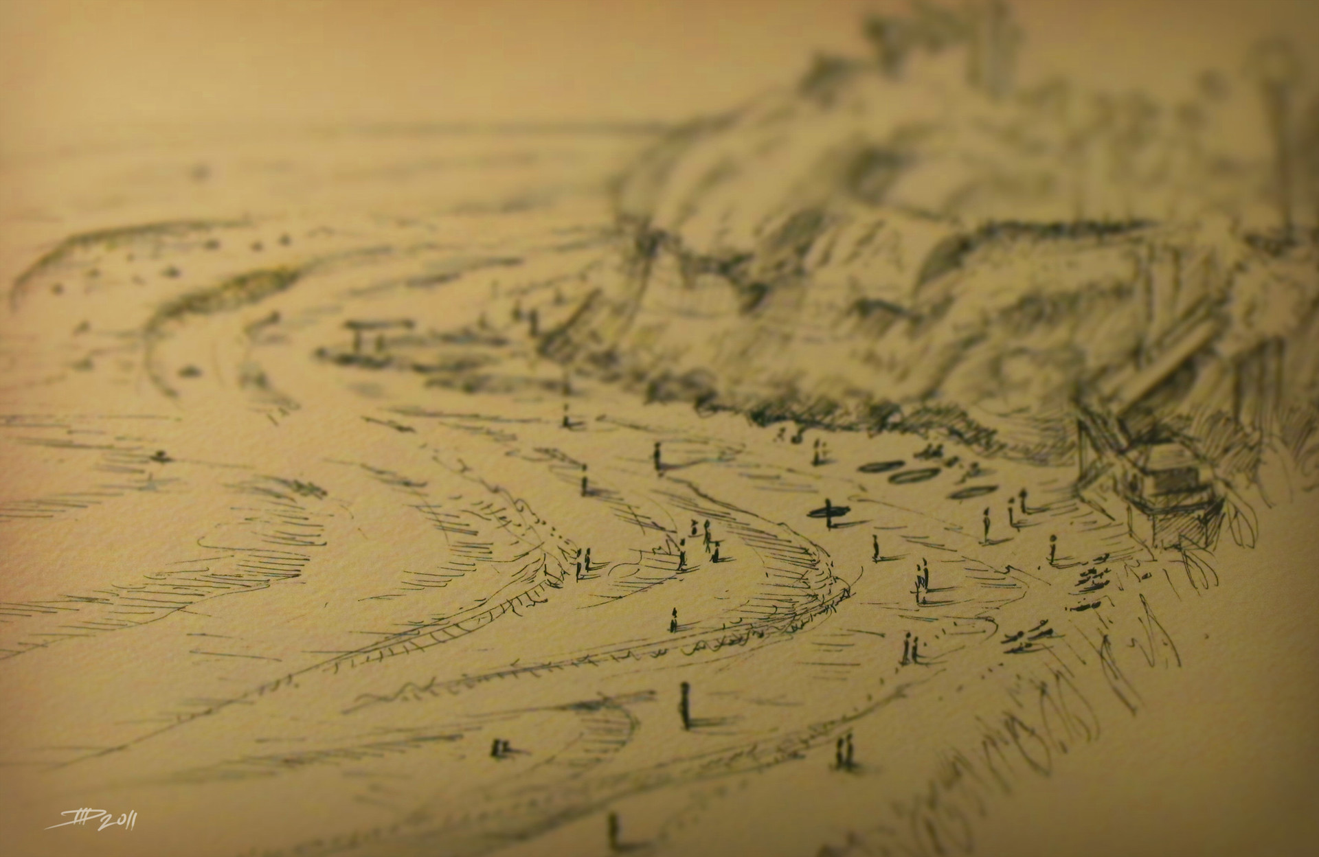 ArtStation - Bluff Sketch