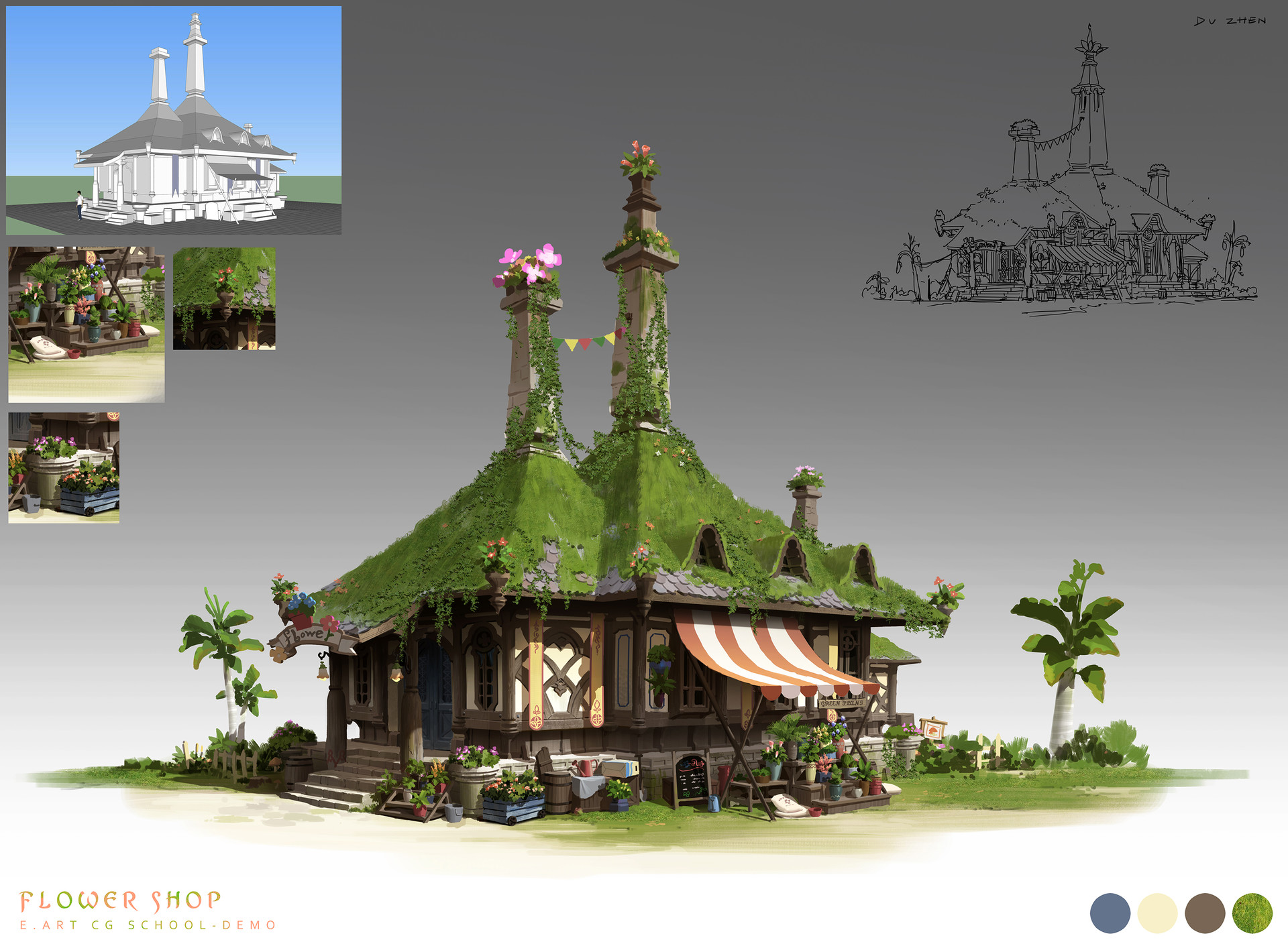 ArtStation - flower shop -demo