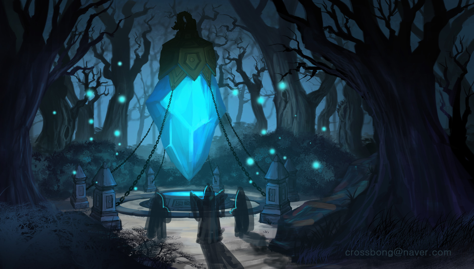 ArtStation - Magic Crystal with mage