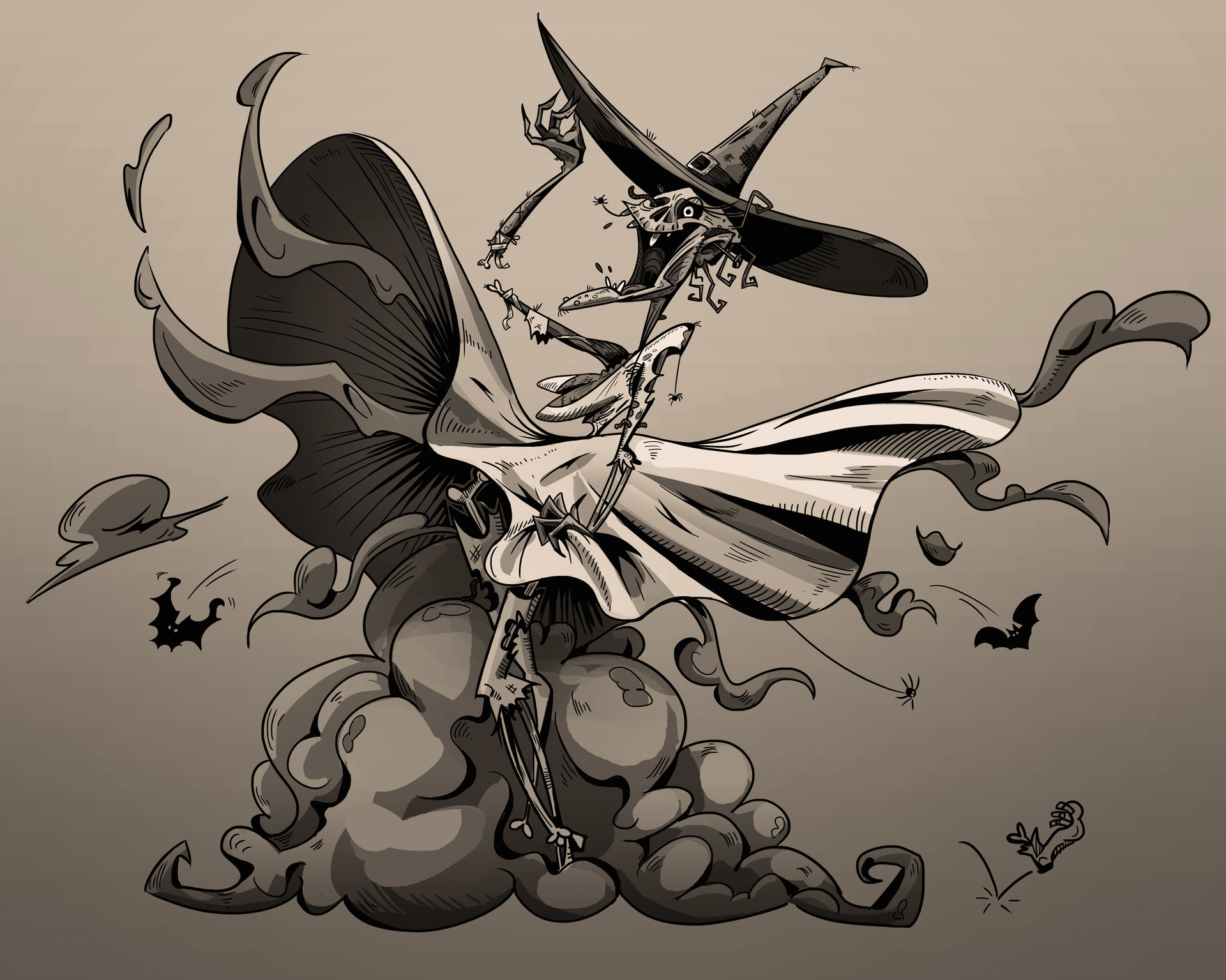 ArtStation - Undead Witch