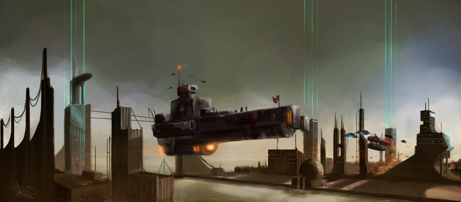 ArtStation - Sci-fi cityscapes