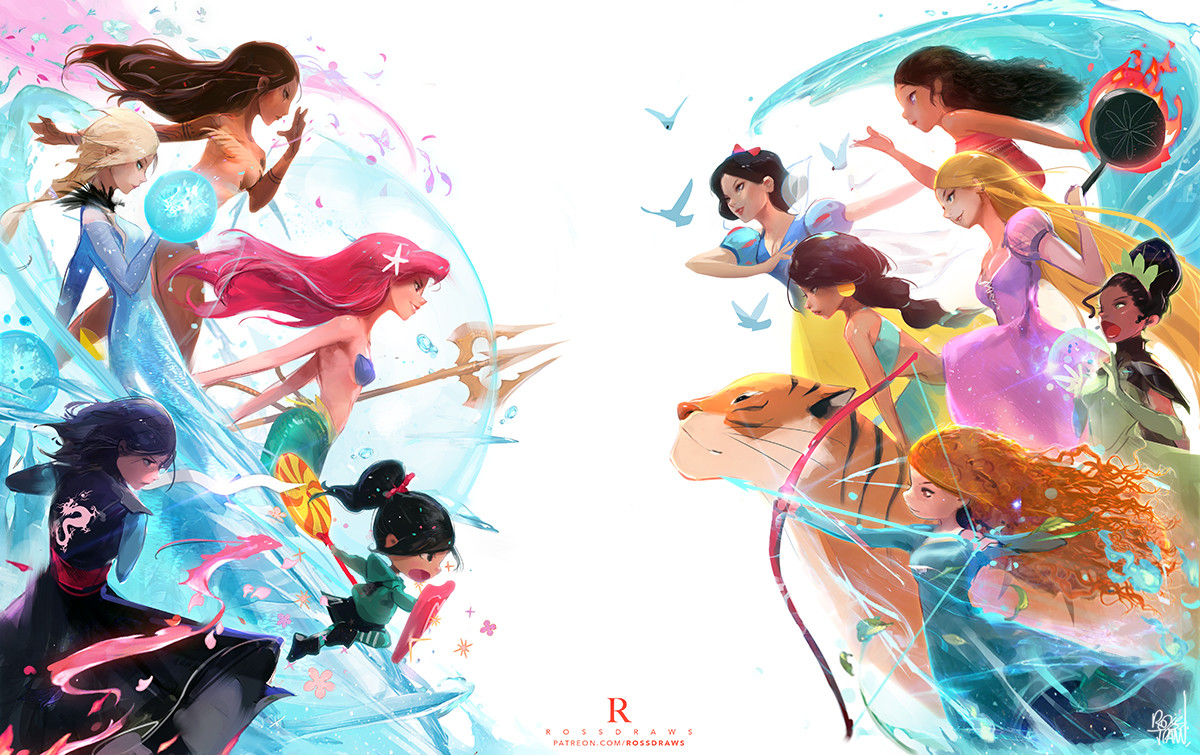 Rossdraws - Disney Princess Battle Royale Rossdraws - Disney Princess Battle Royale