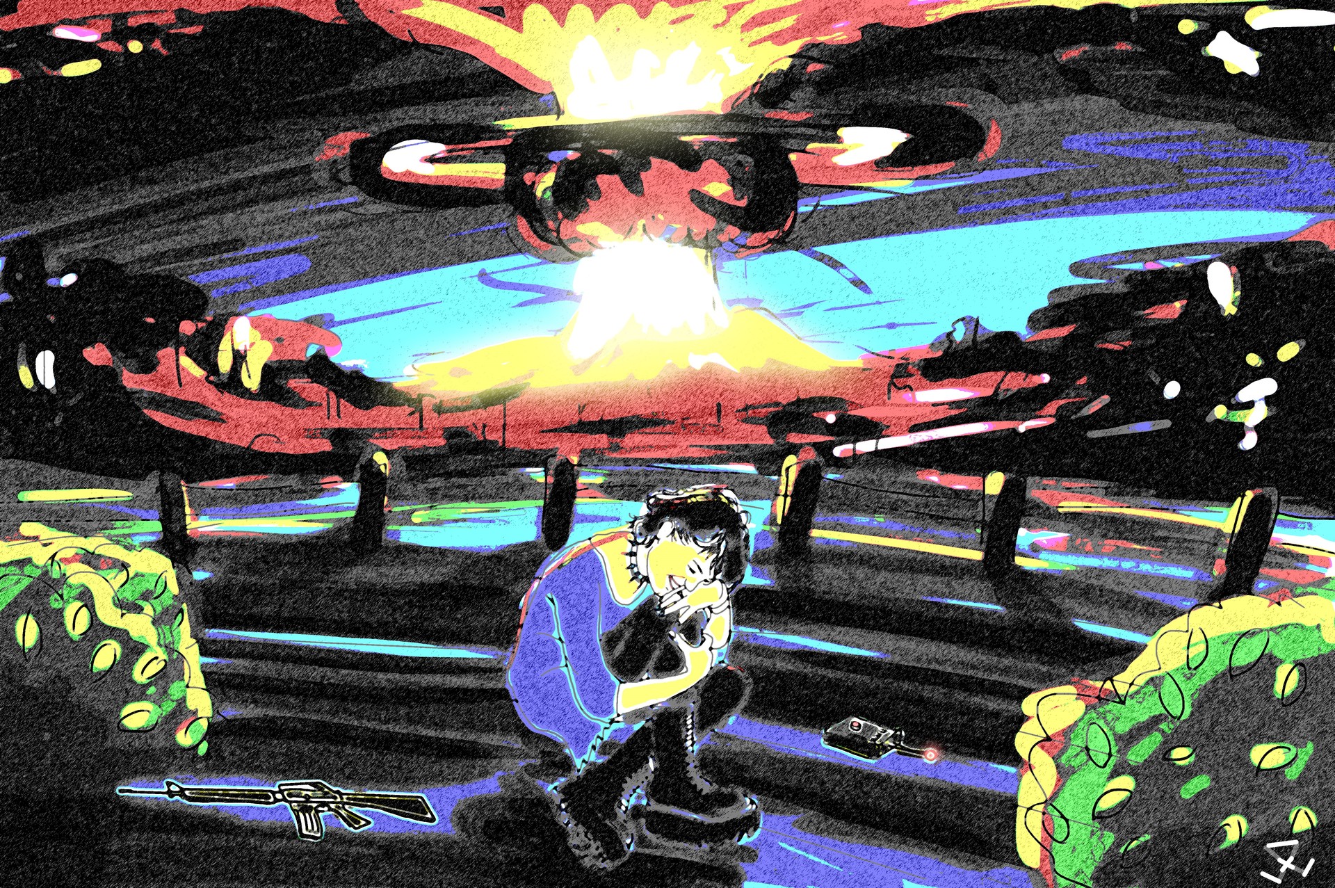 ArtStation - nuclear explosion