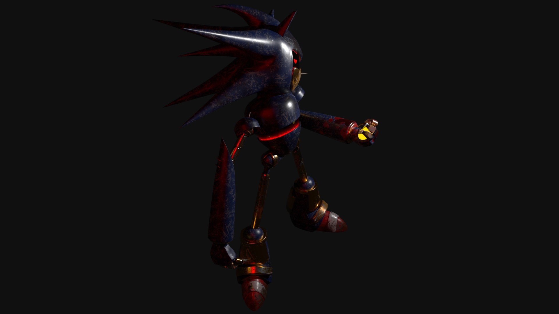 Turbo Mecha Sonic The Hedgehog
