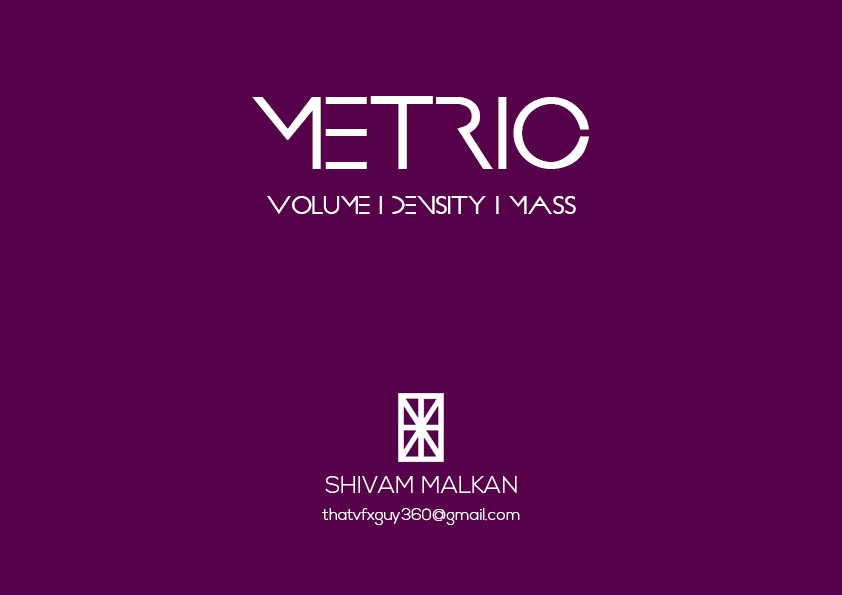 ArtStation - Metric - Volume | Mass| Density.