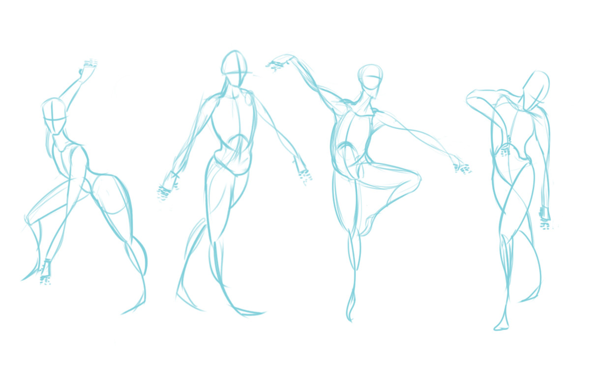 how to draw human figure in perspective