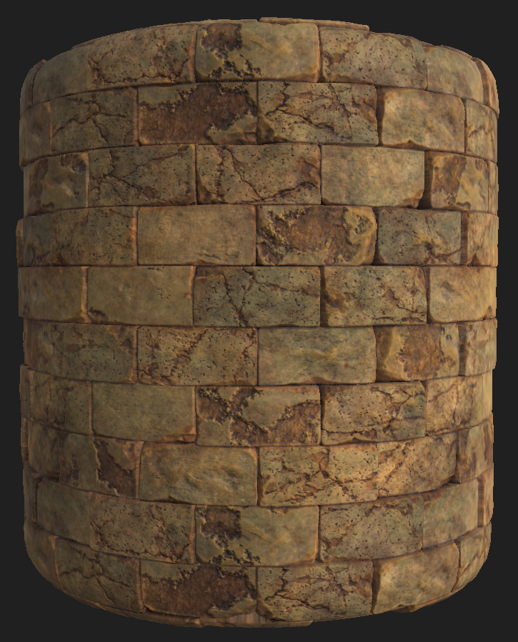 ArtStation - Stone Wall