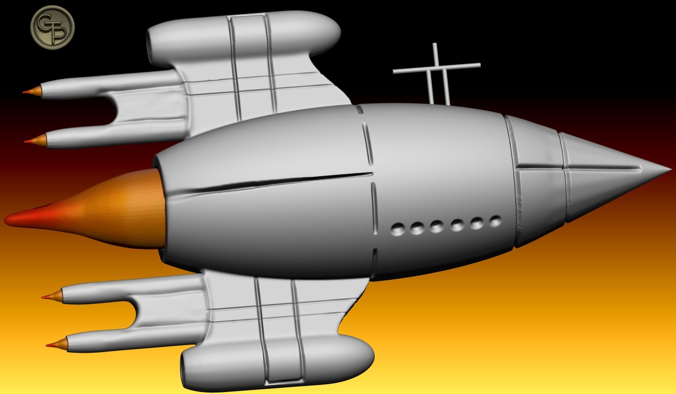 Gilberto Tenorio-Pindter - Boris Vallejo Fan Art - Barbarella