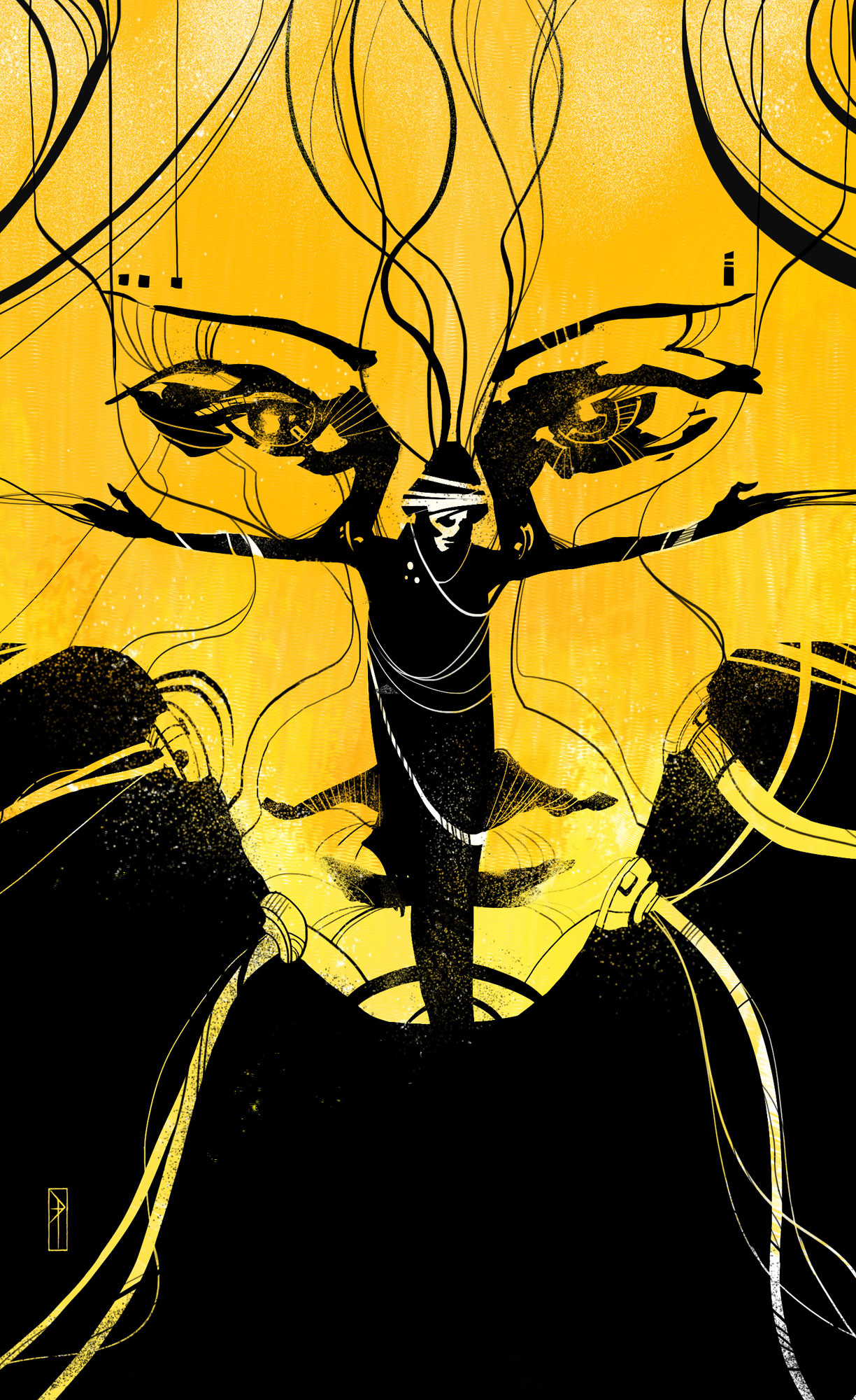 ArtStation - Blind Messiah of the Ishtar Interface