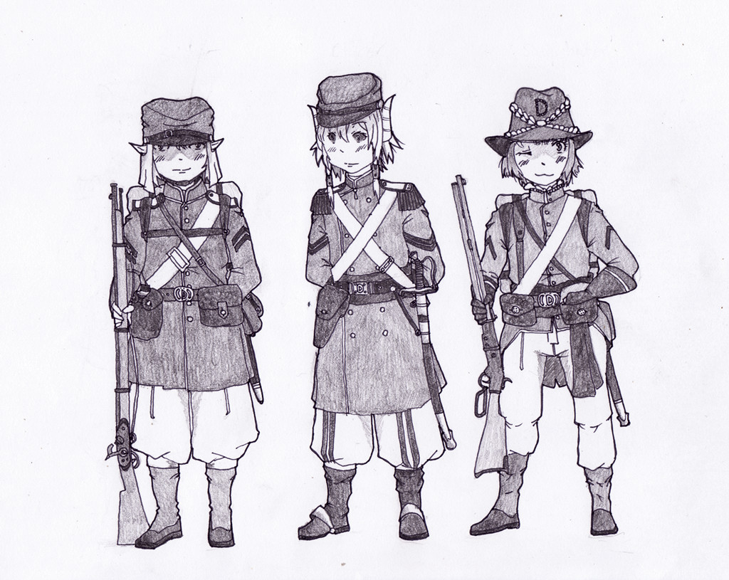 ArtStation - The demon army in the Continental war era