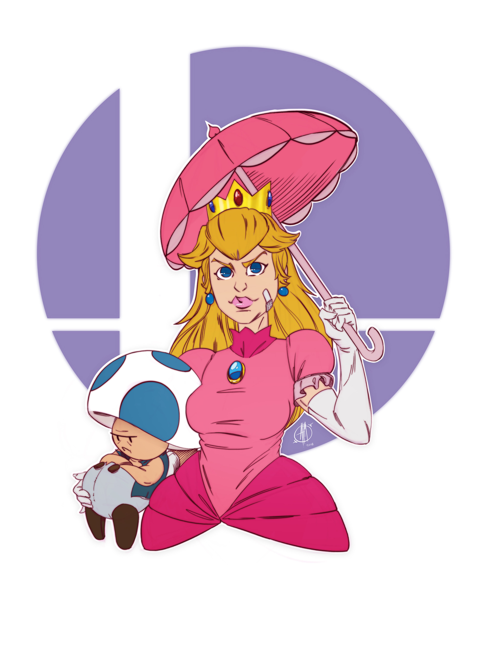 ArtStation - Peach Fanart - SuperSmashBros