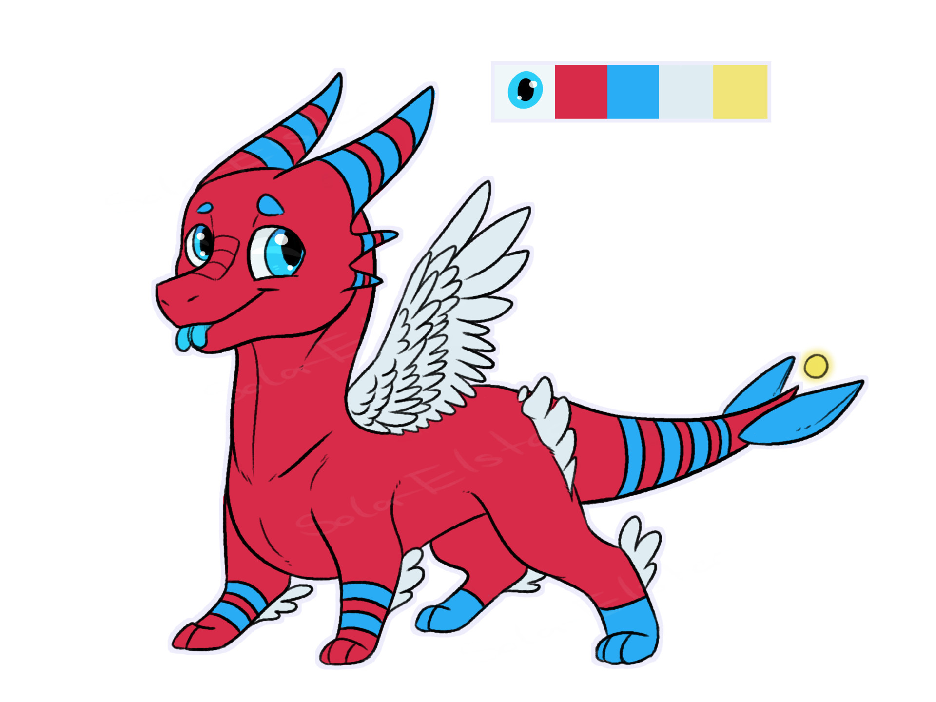 ArtStation - Ren the Chibi dragon